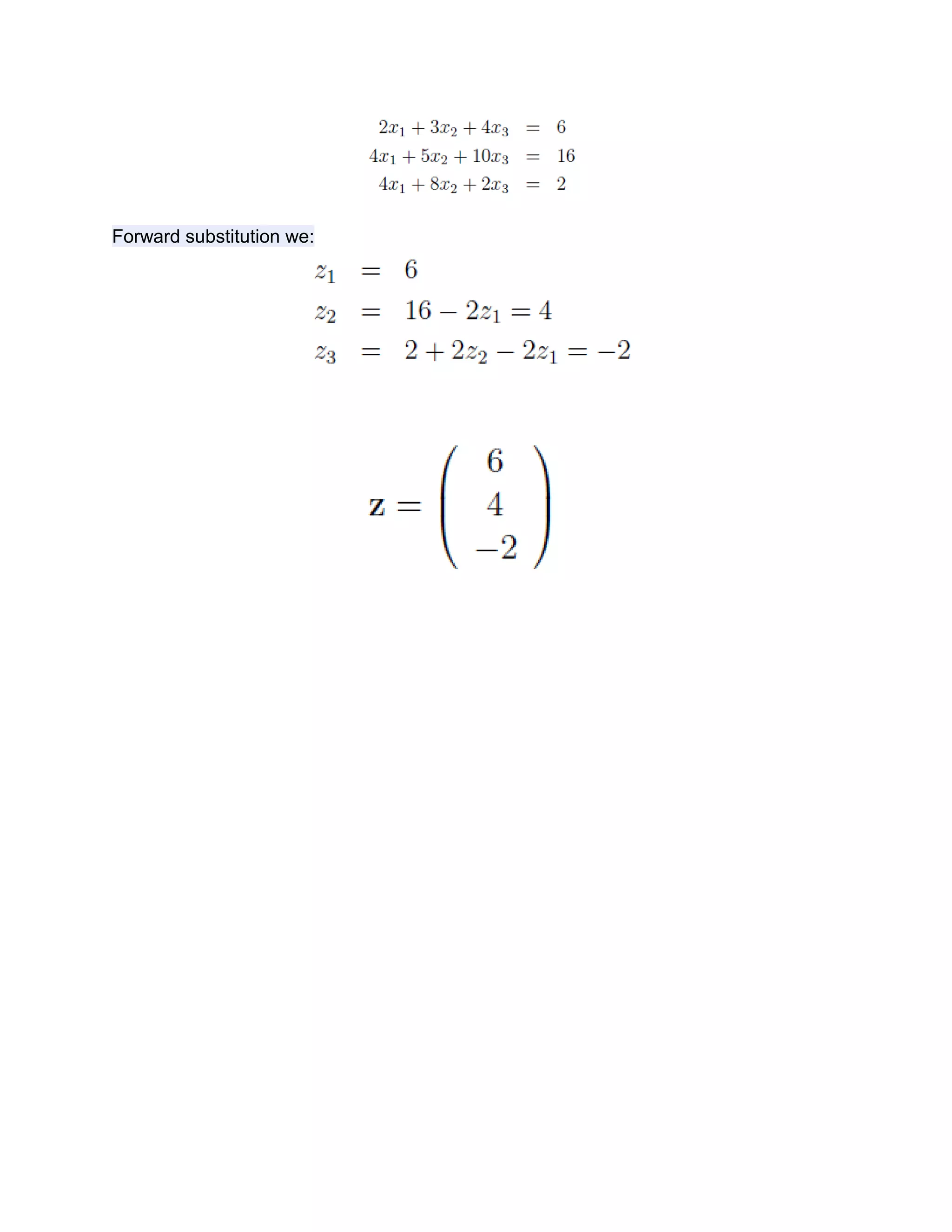 Lu decomposition | PDF