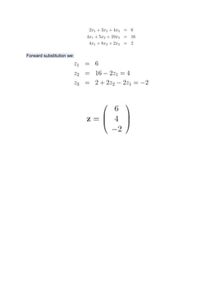Lu decomposition | PDF