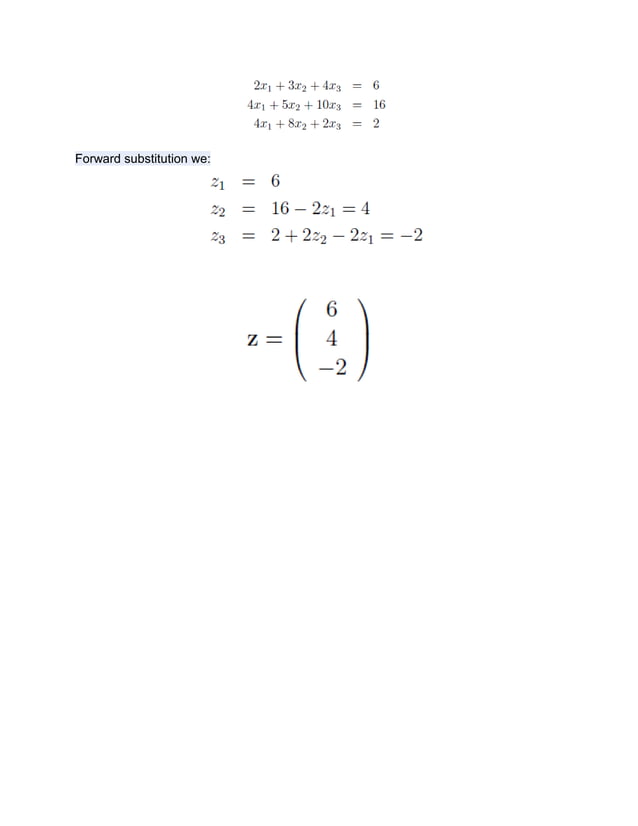 Lu decomposition | PDF