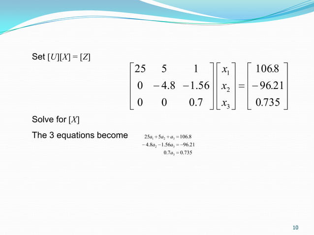 Lu decomposition | PPT