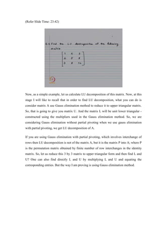 Lu decomposition | PDF | Programming Languages | Computing