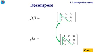 Lu Decomposition | PPTX