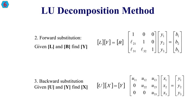 Lu Decomposition | PPT