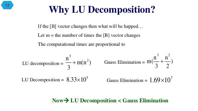 Lu Decomposition
