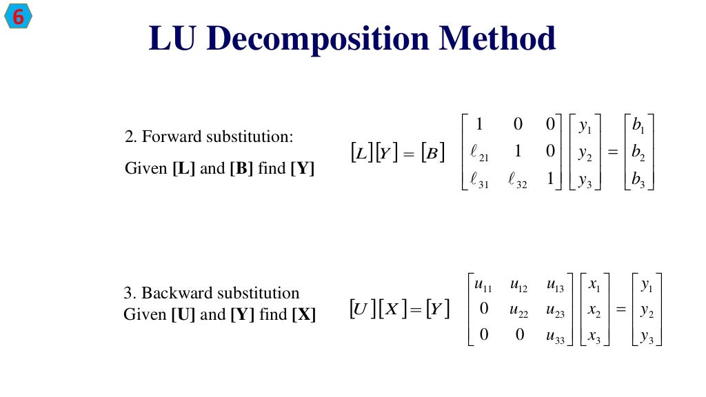 Lu Decomposition