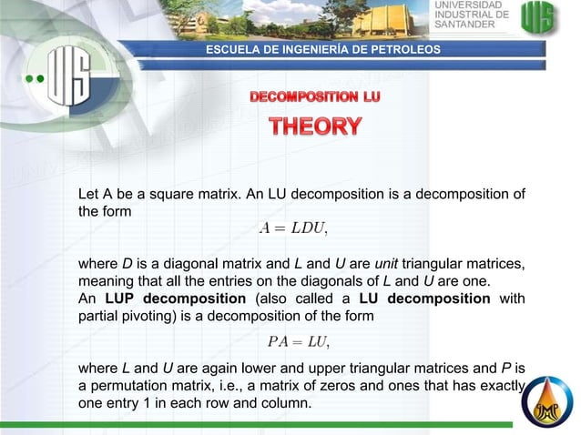 LU Decomposition Fula 2010 | PPT