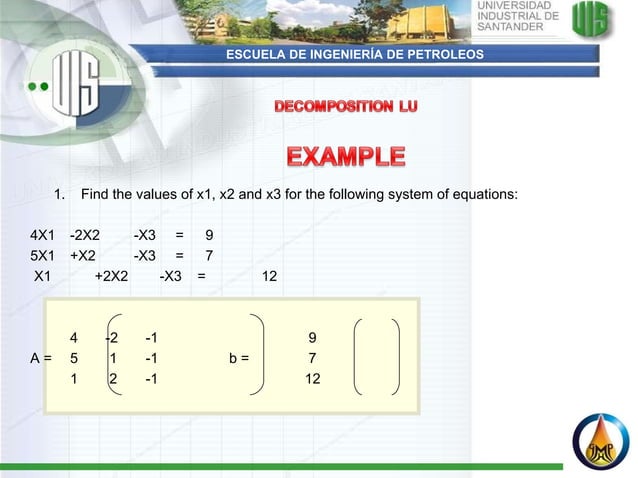 Lu Decomposition Fula 2010 Ppt