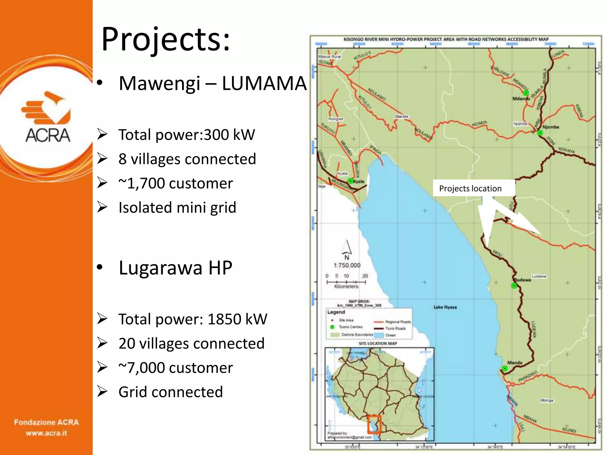 Ludewa district rural electrification programme - mini hydropower | PPTX