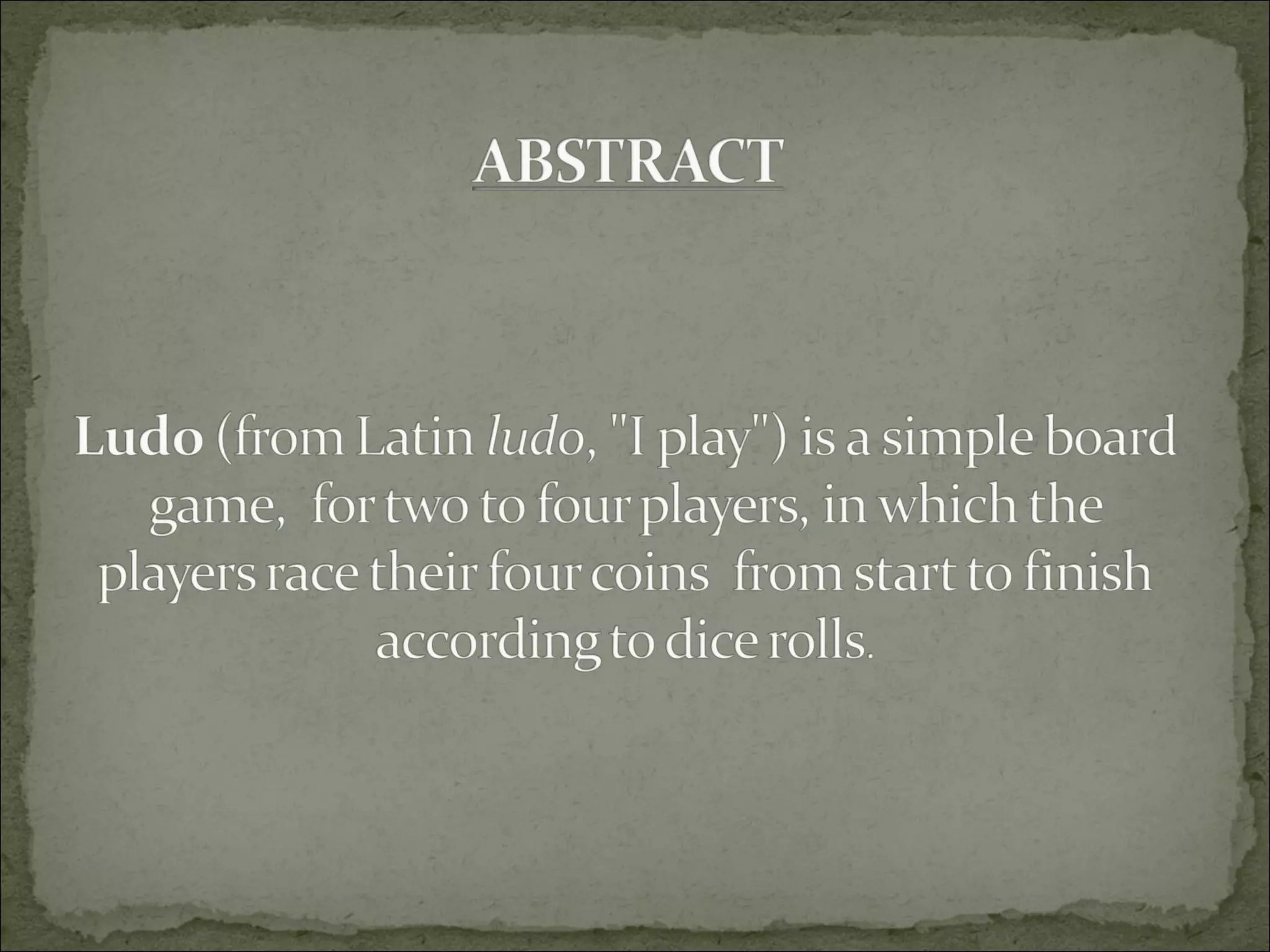 LUDO BOARD GAME OPENGL COMPUTER GRAPHICS | PPT LUDO BOARD GAME OPENGL COMPUTER GRAPHICS | PPT