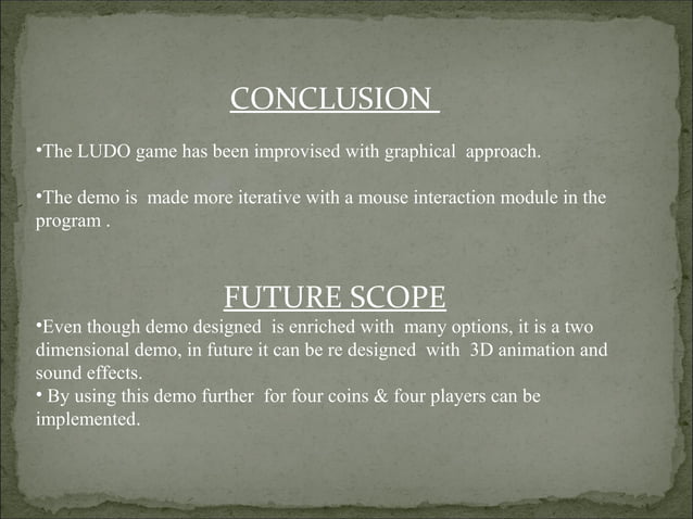 Ludo Board Game Opengl Computer Graphics Ppt