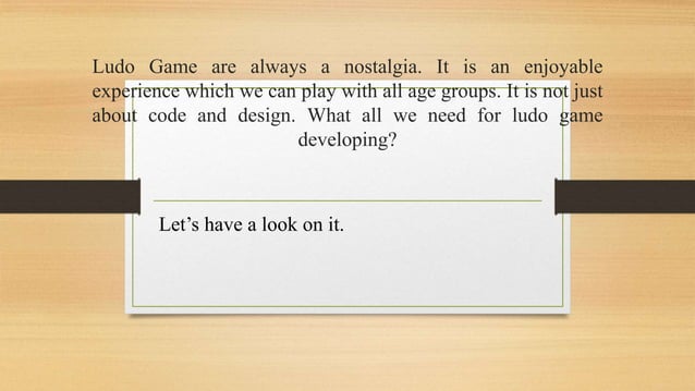 Ludo Game development.pptx
