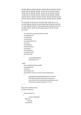 Ludo mini project in c++ | PDF | Programming Languages | Computing