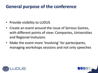 Innovation as a key factor-Ludus Conference | PPT