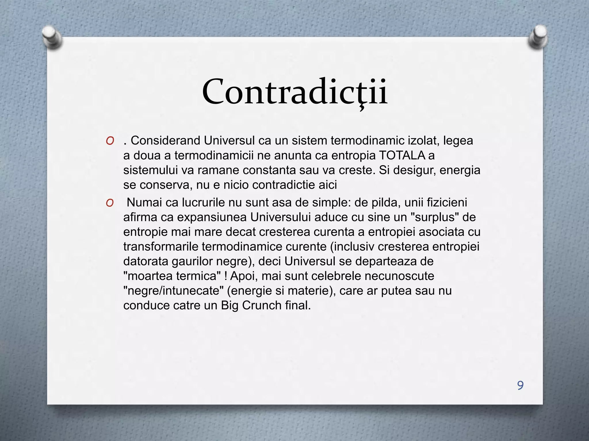 Ludwig Boltzmann-moartea termică a universului | PPTX