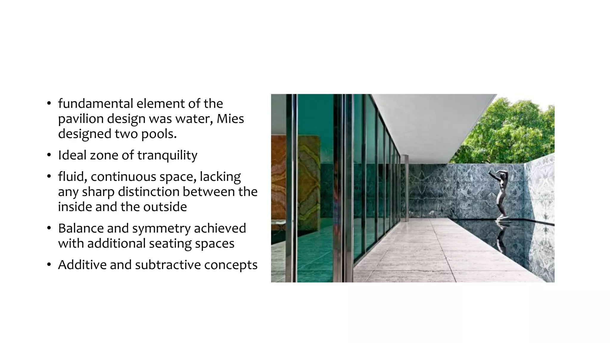 Ludwig Mies Van der Rohe (about Him and his two famous works) | PPTX