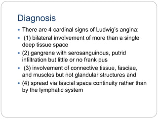 Ludwigs angina | PPTX