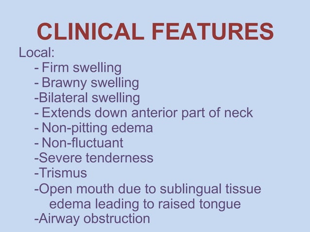 Ludwig's angina | PPTX | Ear, Nose and Throat Conditions | Diseases and ...