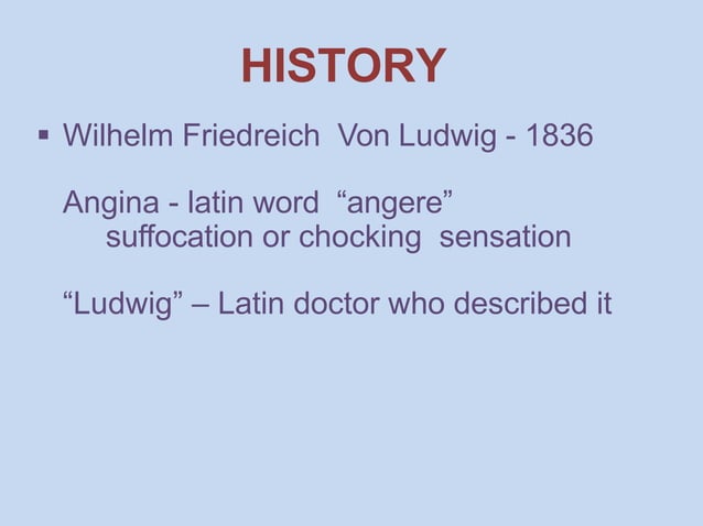 Ludwig's angina | PPTX | Ear, Nose and Throat Conditions | Diseases and ...