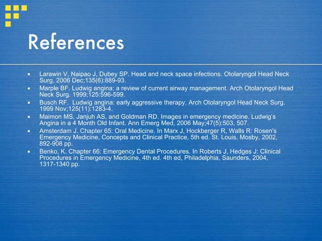 Ludwigs angina & anaesthetic management | PPT | Dental Health ...