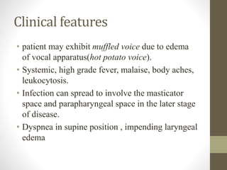 Ludwig`s Angina history and examination and management.pptx
