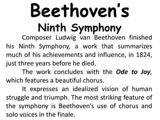 Ludwig van beethoven (Life & Greatest Contributions | PPTX