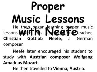 Ludwig van beethoven (Life & Greatest Contributions | PPTX