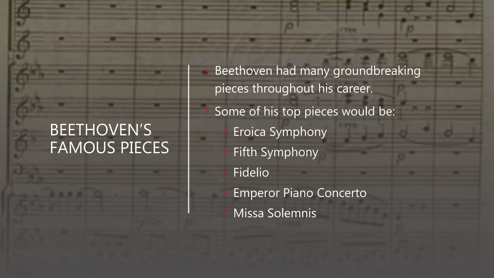 Ludwig van Beethoven Presentation | PPTX