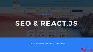 React.js & SEO - A Use Case Study | PPTX