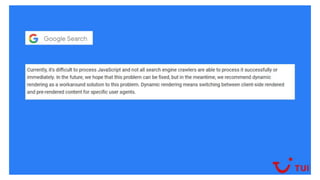 React.js & SEO - A Use Case Study | PPTX