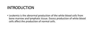 LUEKEMIA.pptx bsc nursing ppt presented by student aarti sahu | PPTX