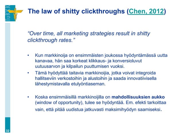 MA27 Digitaalinen markkinointi 2015 (Luento 1) | PDF