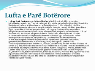 Lufta i boterore | PPTX