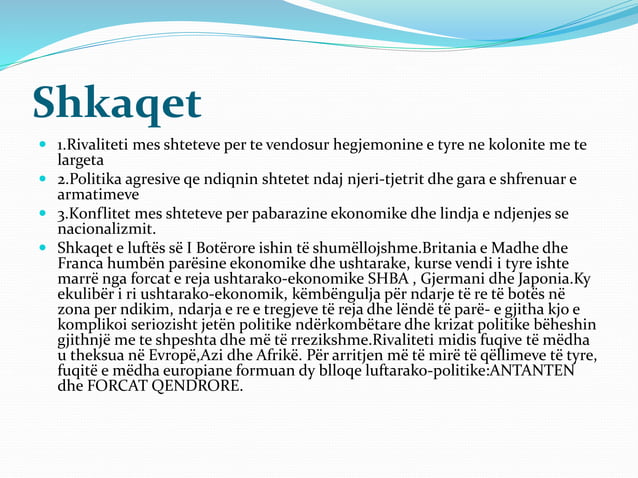 Lufta i boterore | PPTX