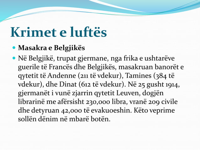 Lufta i boterore | PPTX