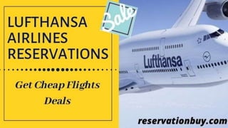 Lufthansa Airlines Reservations Process | PPT