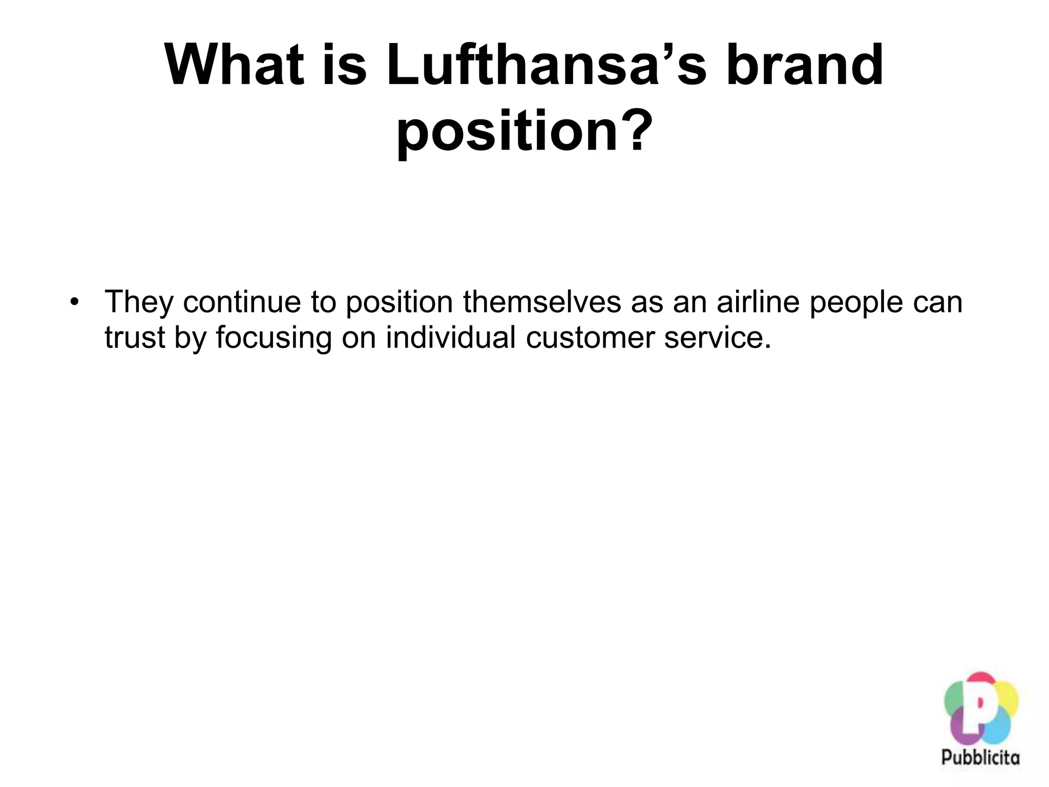 Lufthansa case study | PPTX