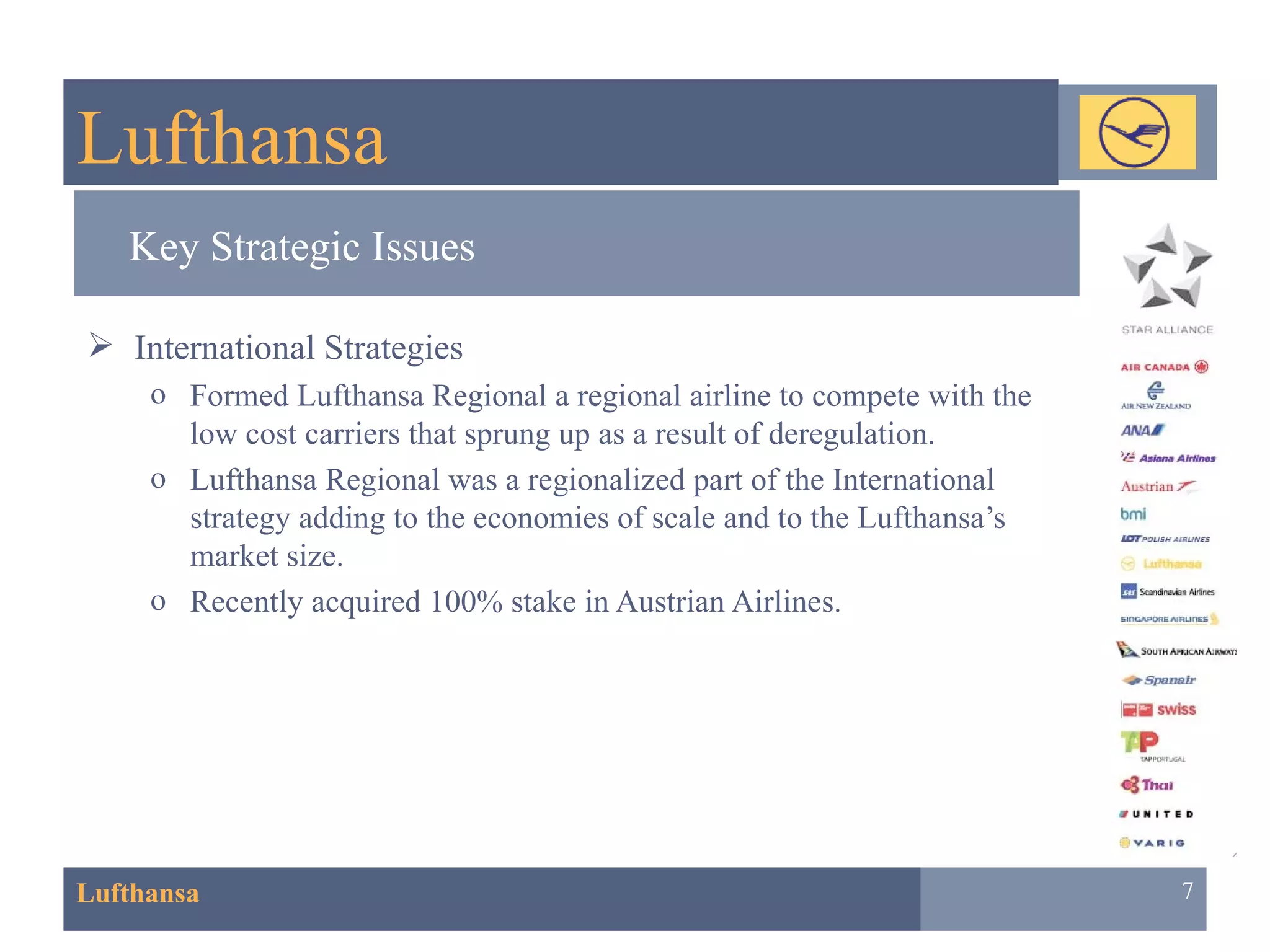 Lufthansa Case Study | PPT