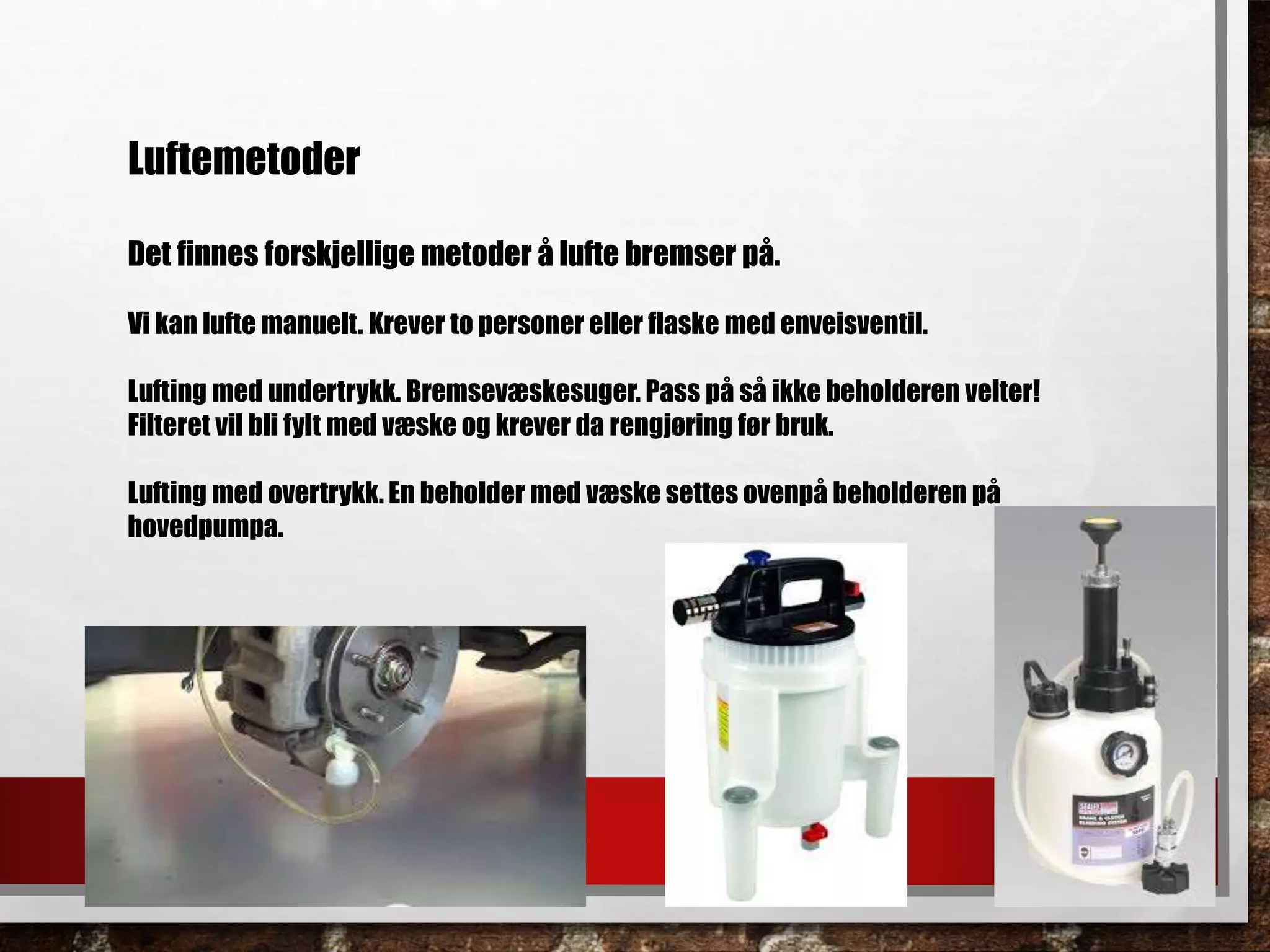 Lufting av bremser.pptx