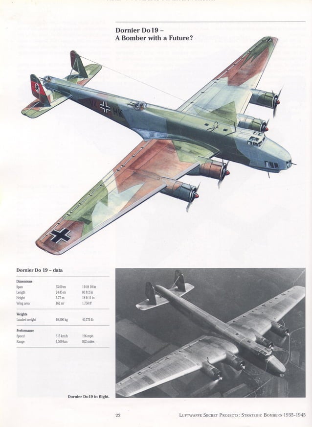 Luftwaffe: secret projects strategic bombers 1935-1945 | PDF