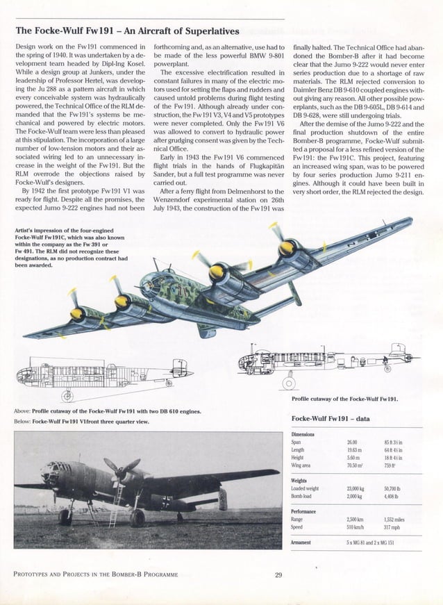Luftwaffe: secret projects strategic bombers 1935-1945 | PDF