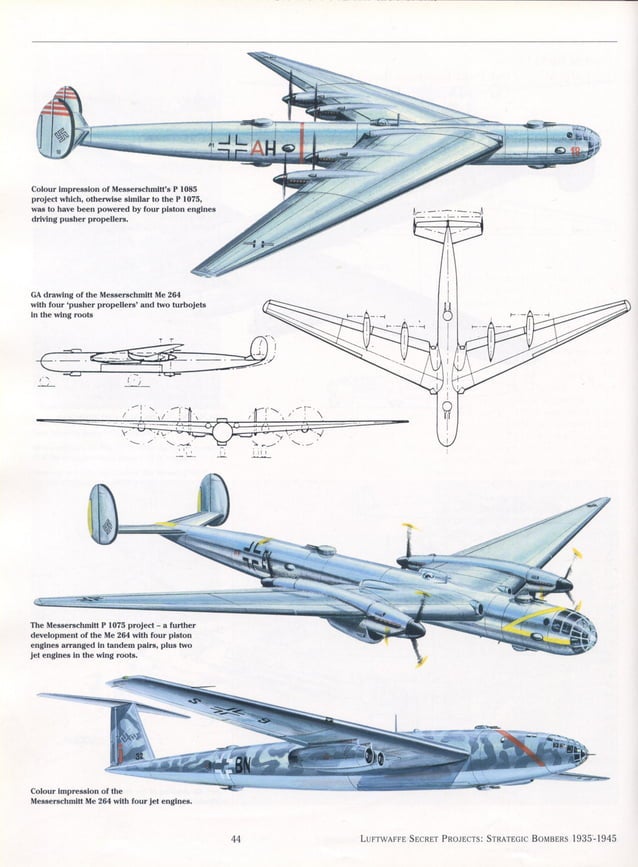 Luftwaffe: secret projects strategic bombers 1935-1945 | PDF