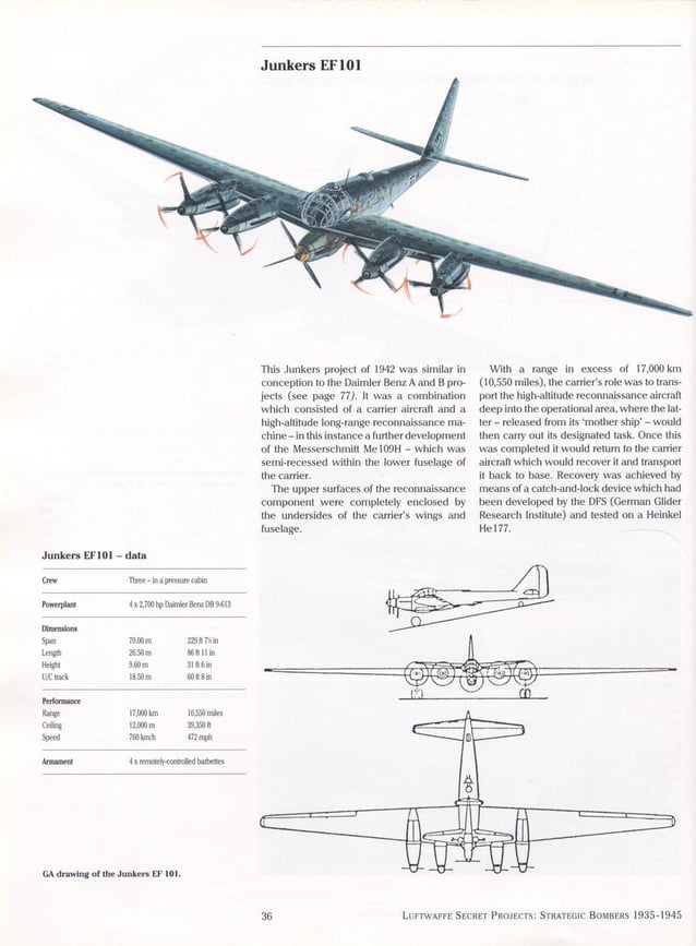 Luftwaffe: secret projects strategic bombers 1935-1945