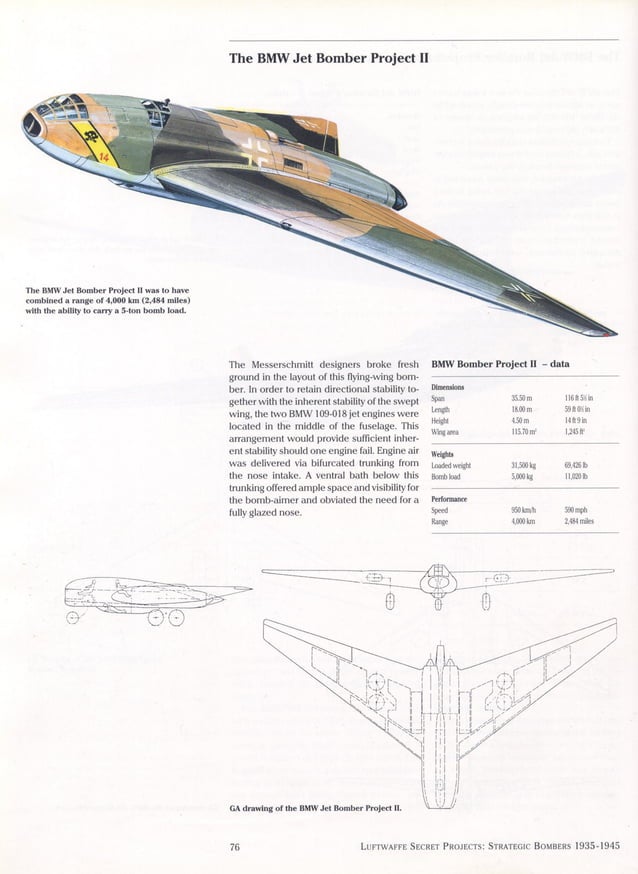 Luftwaffe: secret projects strategic bombers 1935-1945