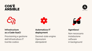 Cos'è Ansible? Automazione update sistemi | PDF