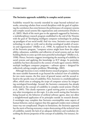 Do only computers scale?On the cognitive and social aspects of ...