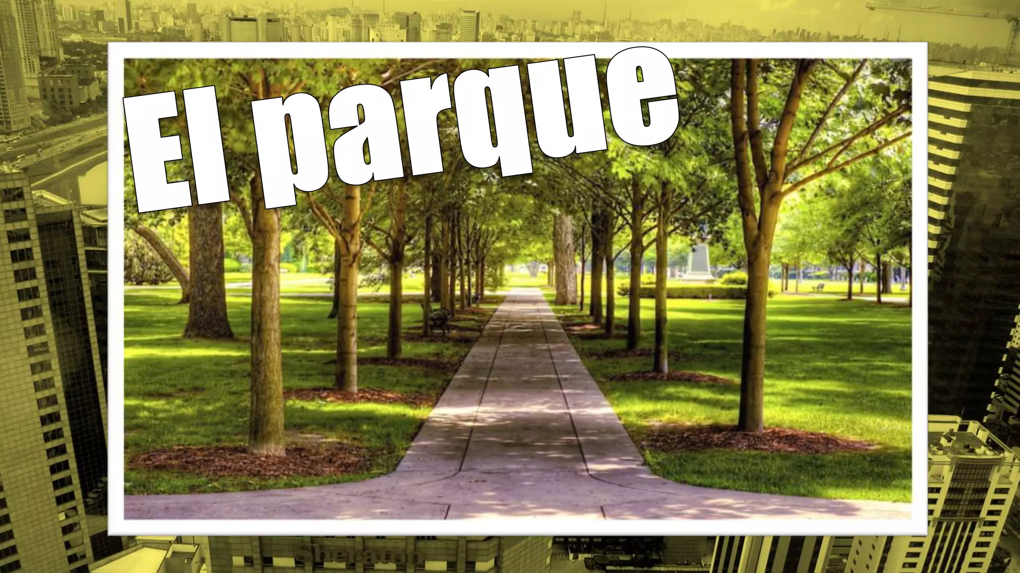 Vocabulario - Lugares de la ciudad | PPTX