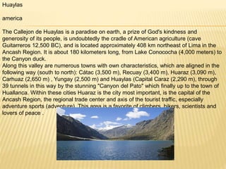 LOS LUGARES TURISTICOS DE AMERICA | PPT