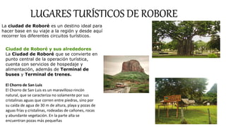 Lugares turísticos de robore | PPT