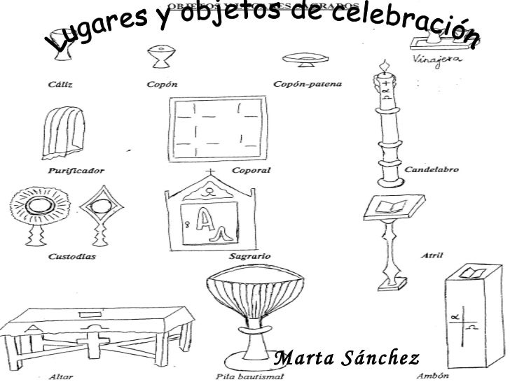 Objetos liturgicos de la misa - Imagui