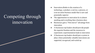 Developing A Competitive Strategy- BA 422W | PPT